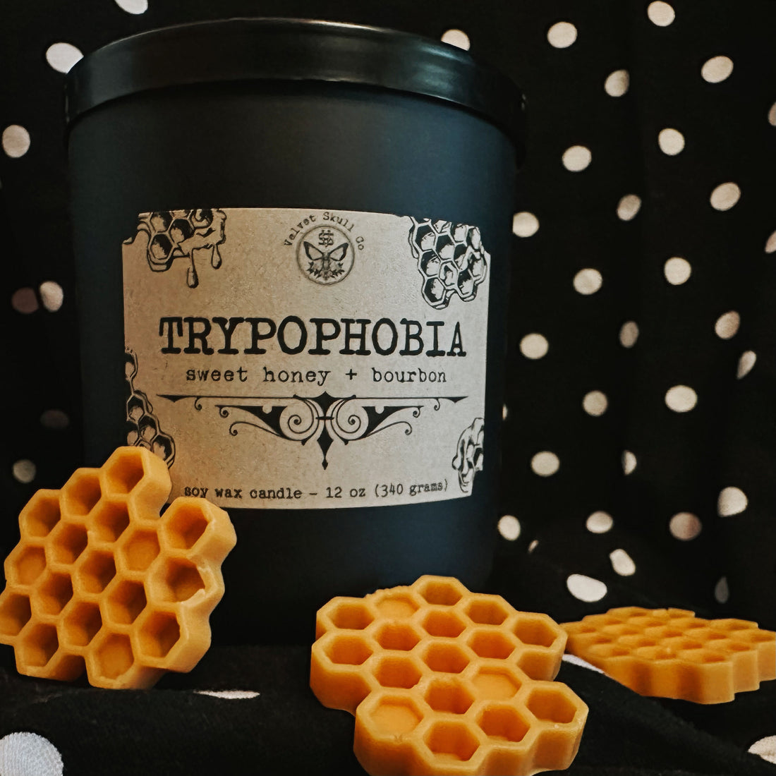 Trypophobia Candle - Face Your Fears Vol. II - Velvet Skull – Velvet ...